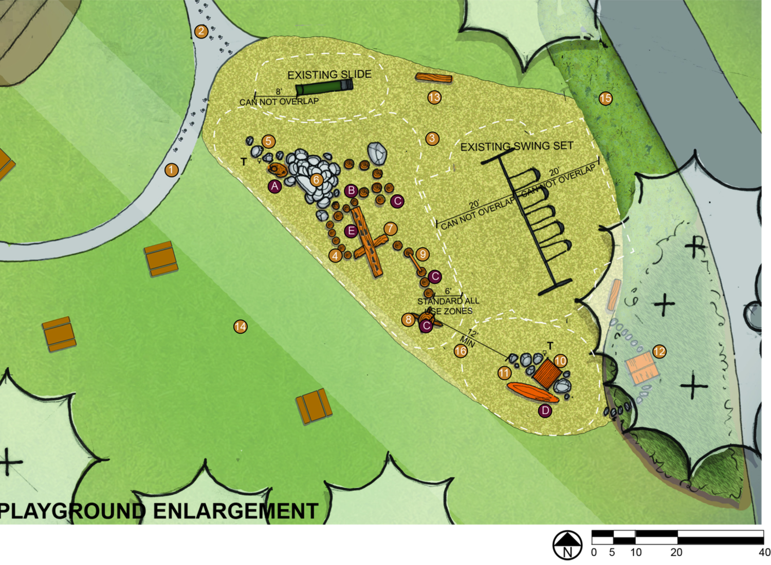 Timber Park Natural Playground Renovation - Learning Landscapes Design